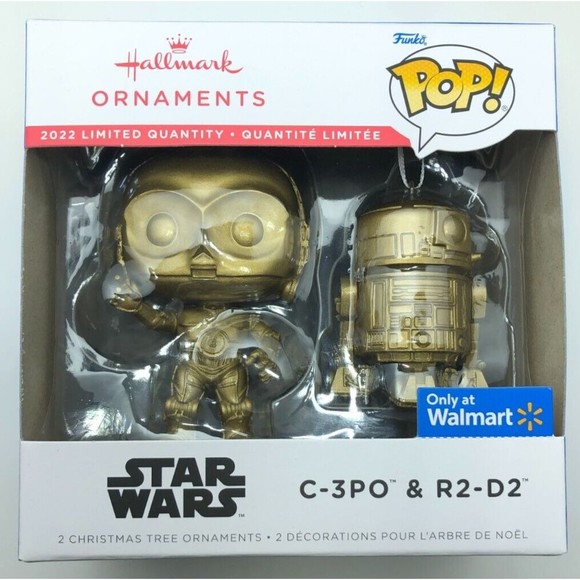 Hallmark | Other | New Hallmark Star Wars C3po R2d2 Limited Gold ...